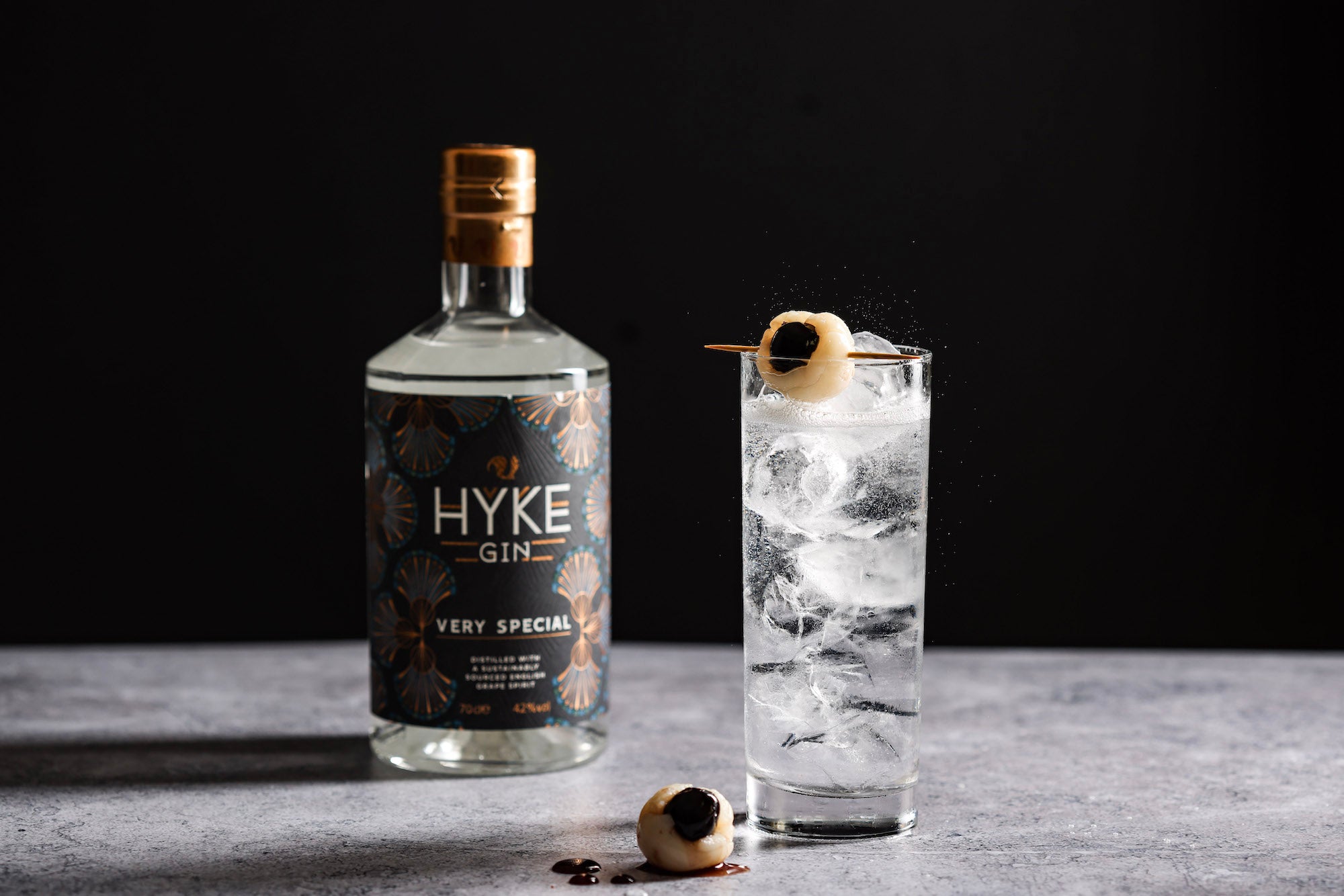 Saved Grape - Hyke Gin distilled using leftover fresh grapes – Foxhole ...